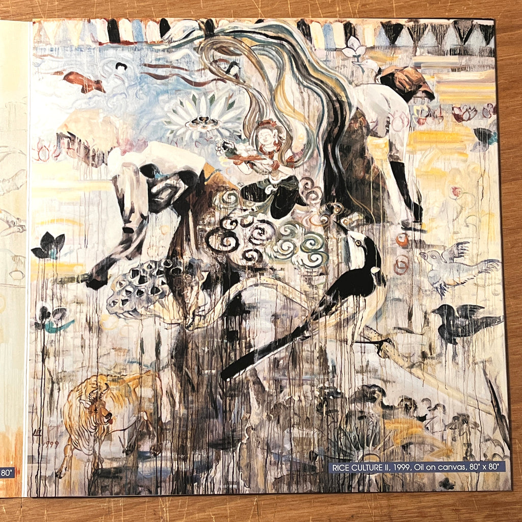 Hung Liu: A Decade of Paintings trifold brochure, Guilford College, 20 ...